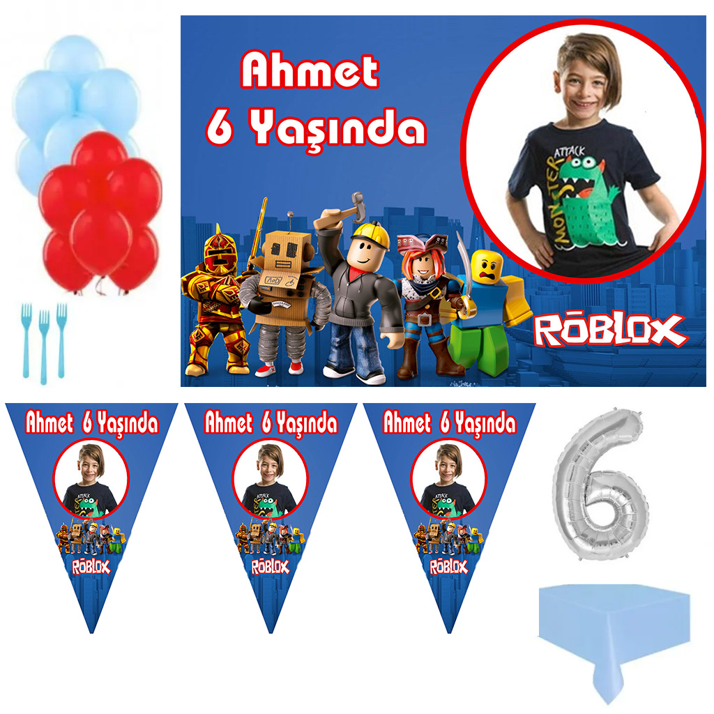 Roblox Ekonomik Doğum Günü Süsleri, Süsleme Seti